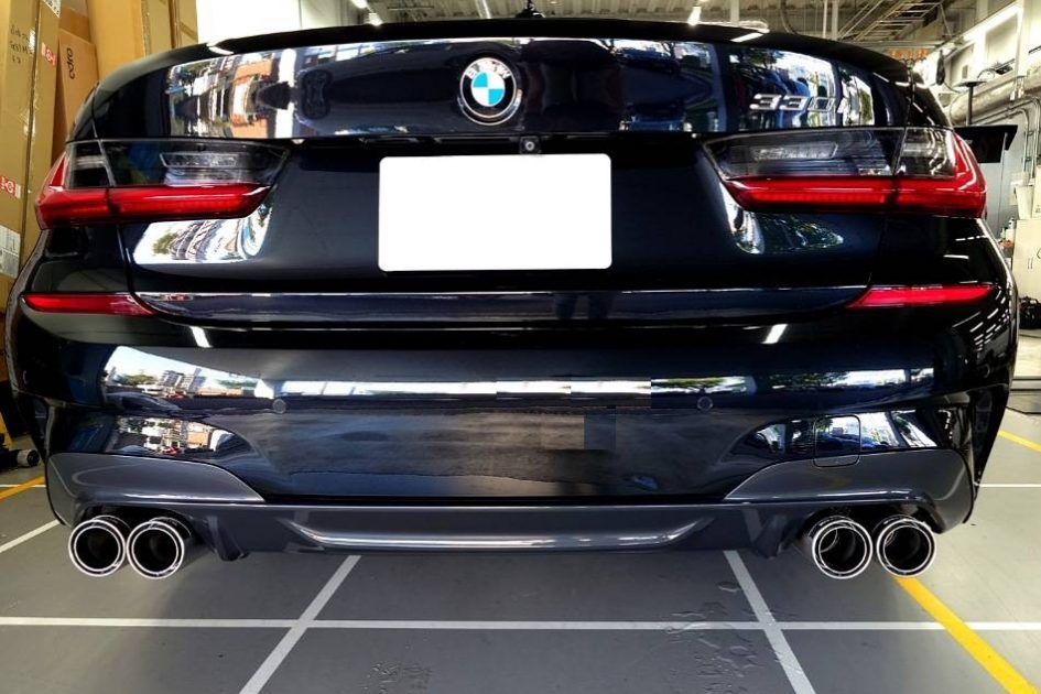 BMW G20 330iへREMUSマフラー装着でサウンドもリアビューも迫力UP♪ | Studie[スタディ]