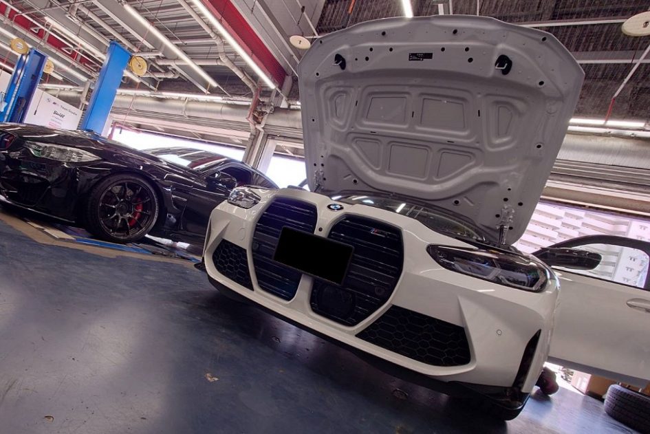 BMW G80M3 にCORE DEVシリーズの TVC＆EXCをダブル装着～♪ | Studie[スタディ]