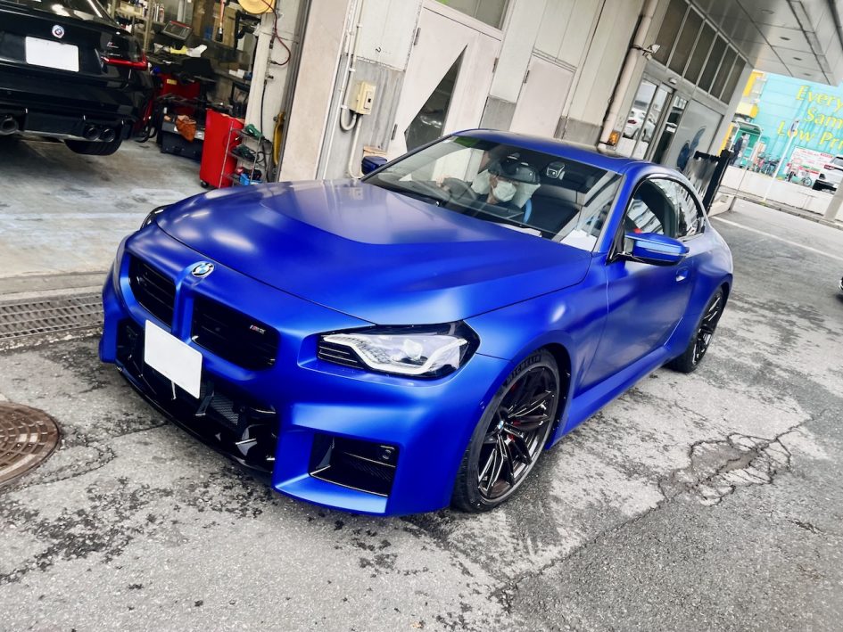 BMW G87M2 Frozen Portimao Blue metallic！！！スタディチューニングスタートです ...