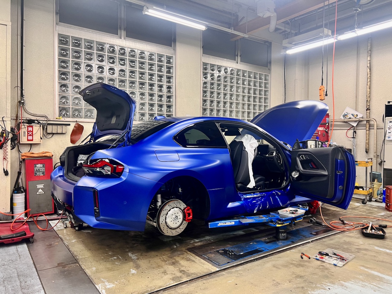 BMW G87M2 Frozen Portimao Blue metallic！！！スタディチューニングスタートです ...