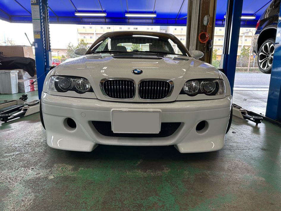BMW E46 M3へRIEGER Tuning フロントバンパー装着です！ | Studie[スタディ]