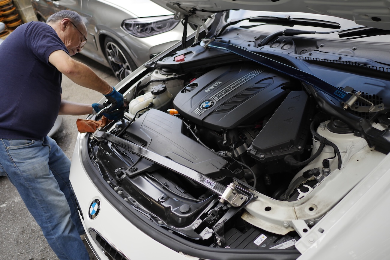 BMW用タワーバー＝ARCパワーブレース！イベント大盛況でした！これからもお勧めします。 | Studie[スタディ]