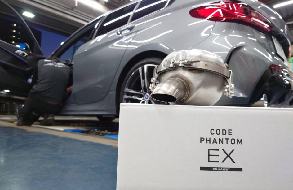 エキゾースサウンドを自由自在に操れて楽しめるサウンドモジュールをBMW 118dに(^^♪ | Studie[スタディ]