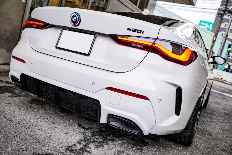 続！BMW G22/23 4シリーズ Mスポーツ車両に！リア編♪ | Studie[スタディ]