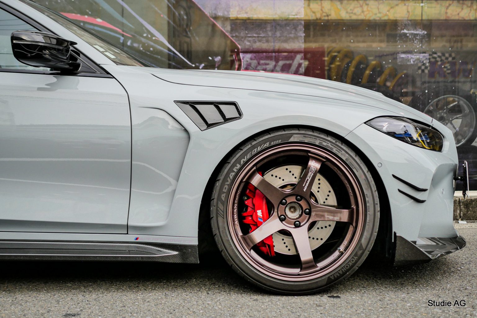 Alpha-N Performance Carbon Front Fender For BMW G80/81 M3！ | Studie[スタディ]