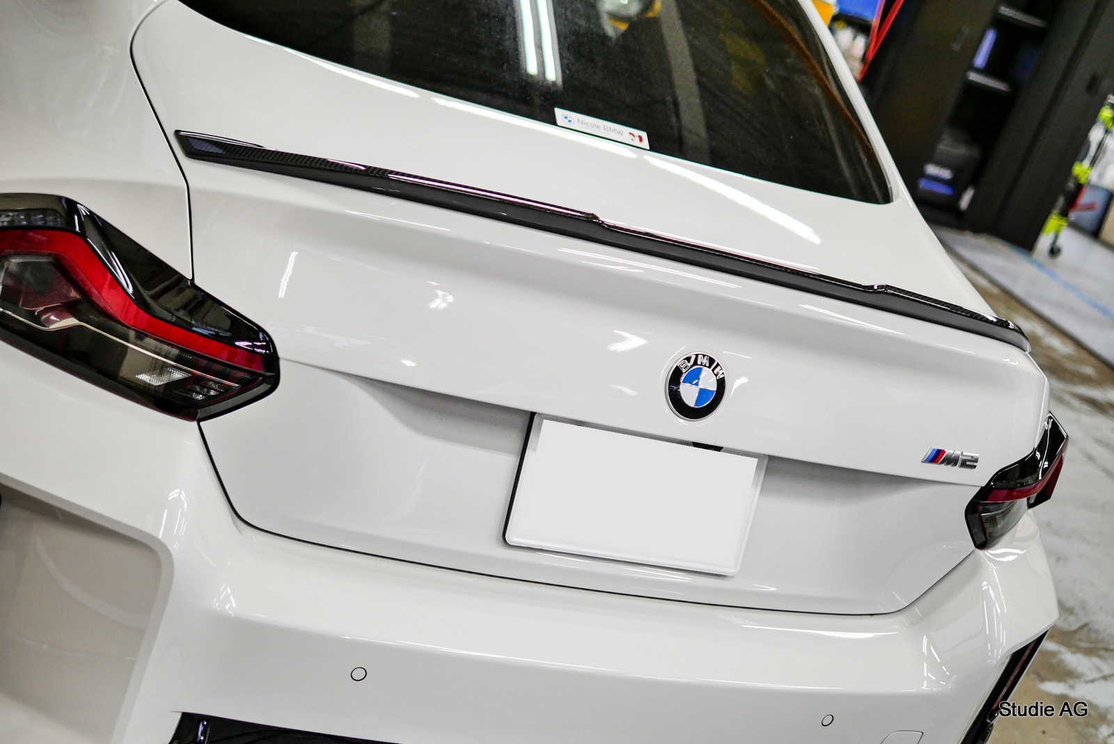 リアからのルックスにインパクトとスタイリッシュさを♪BMW G87M2に3D Designスポイラー！ | Studie[スタディ]