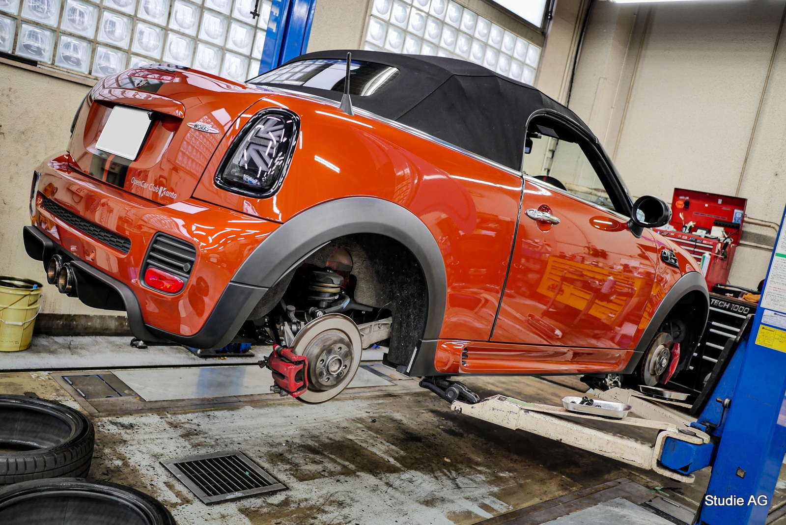 年末までの期間限定販売中なBBS LM30周年カラーをMINI R59 JCWに(*^^)v | Studie[スタディ]