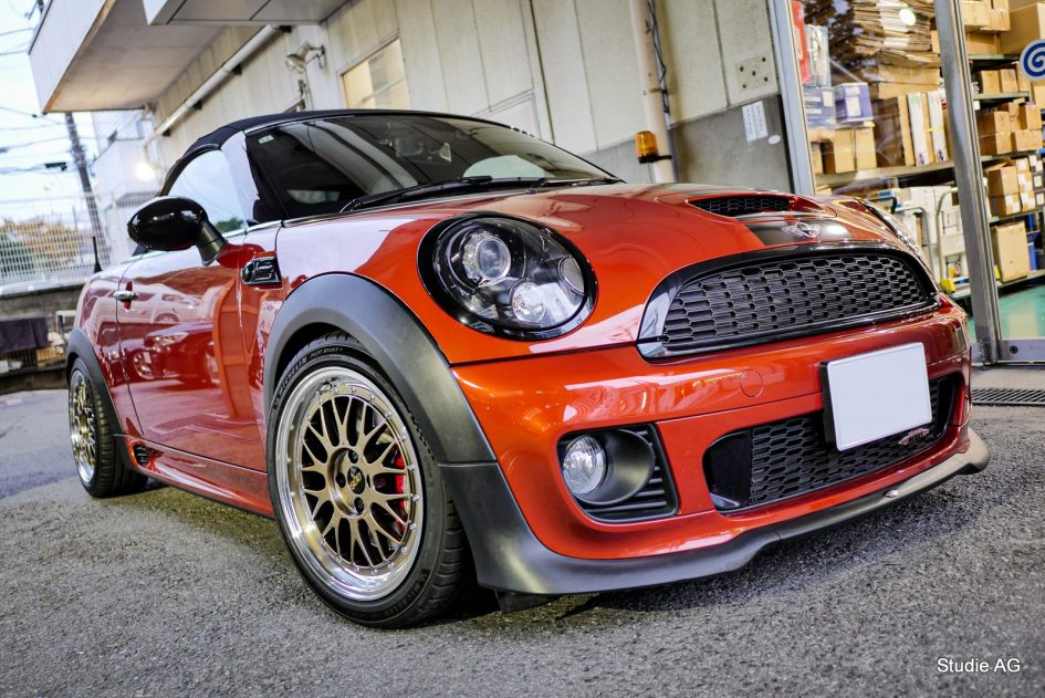 年末までの期間限定販売中なBBS LM30周年カラーをMINI R59 JCWに(*^^)v | Studie[スタディ]