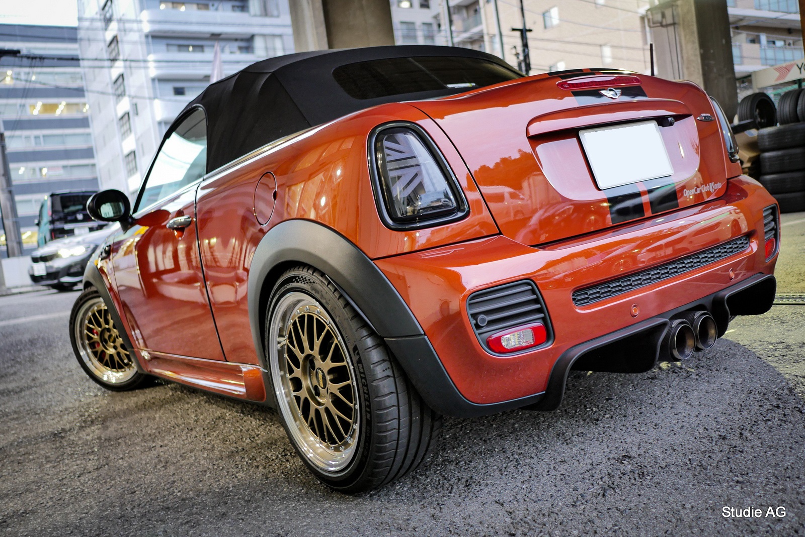 年末までの期間限定販売中なBBS LM30周年カラーをMINI R59 JCWに(*^^)v | Studie[スタディ]