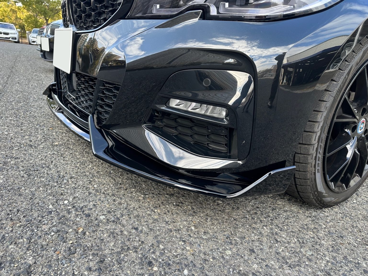 独創デザイン！adroフロントスポイラーをG21 318iへ装着です(^_^)/ | Studie[スタディ]