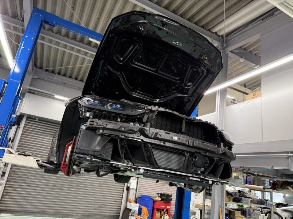 end.ccスポーツキドニーグリルとフロントスポイラーをBMW G82 M4へ装着です！！ | Studie[スタディ]