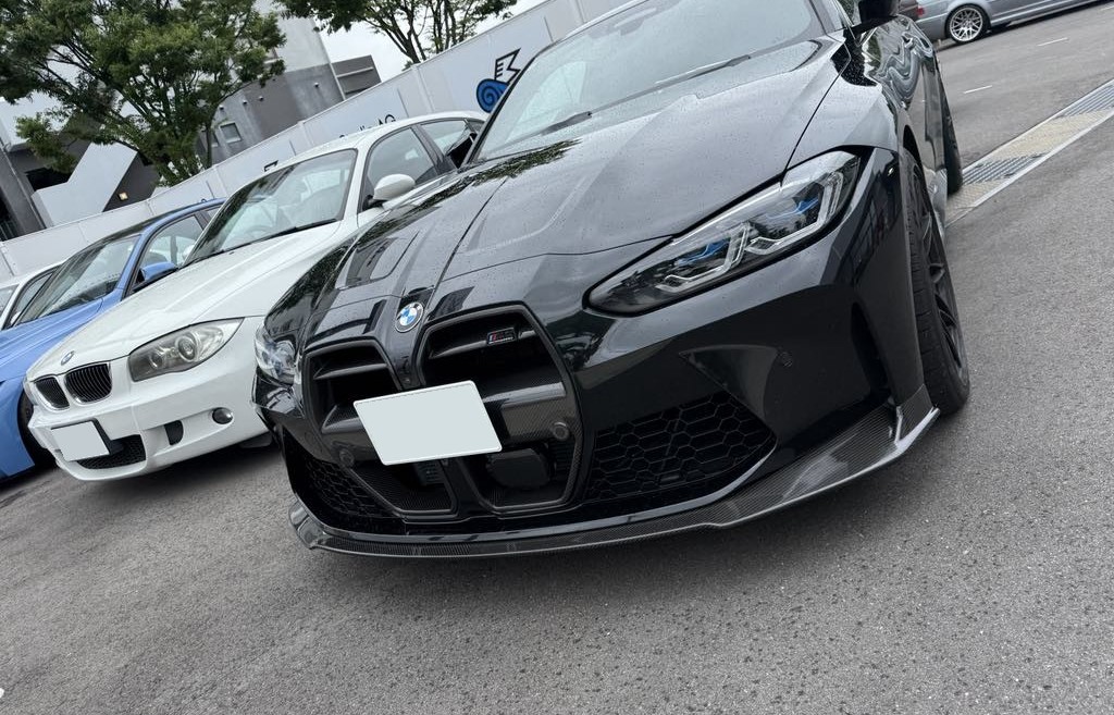 end.ccスポーツキドニーグリルとフロントスポイラーをBMW G82 M4へ装着です！！ | Studie[スタディ]