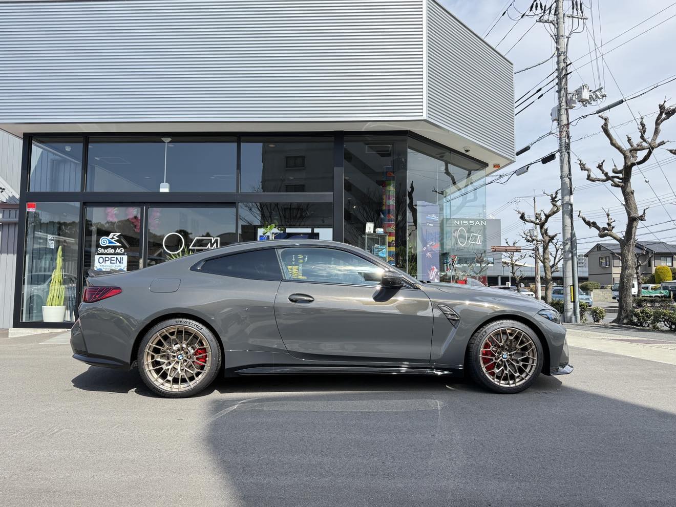 BMW G82LCI M4へM4CSホイール&end.ccカーボンスポイラーを装着です(^_-)-☆ | Studie[スタディ]