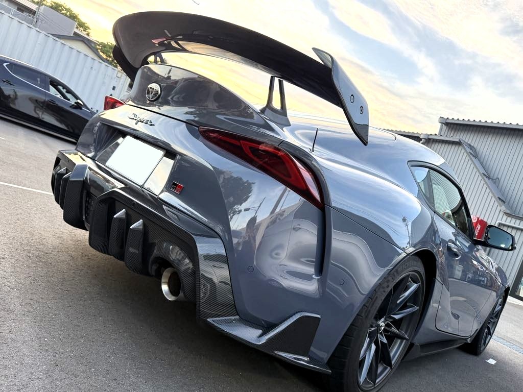 GR Supraへadro AT-R2 Swan Neck Wing & Diffuserを装着です(☆_☆) | Studie[スタディ]