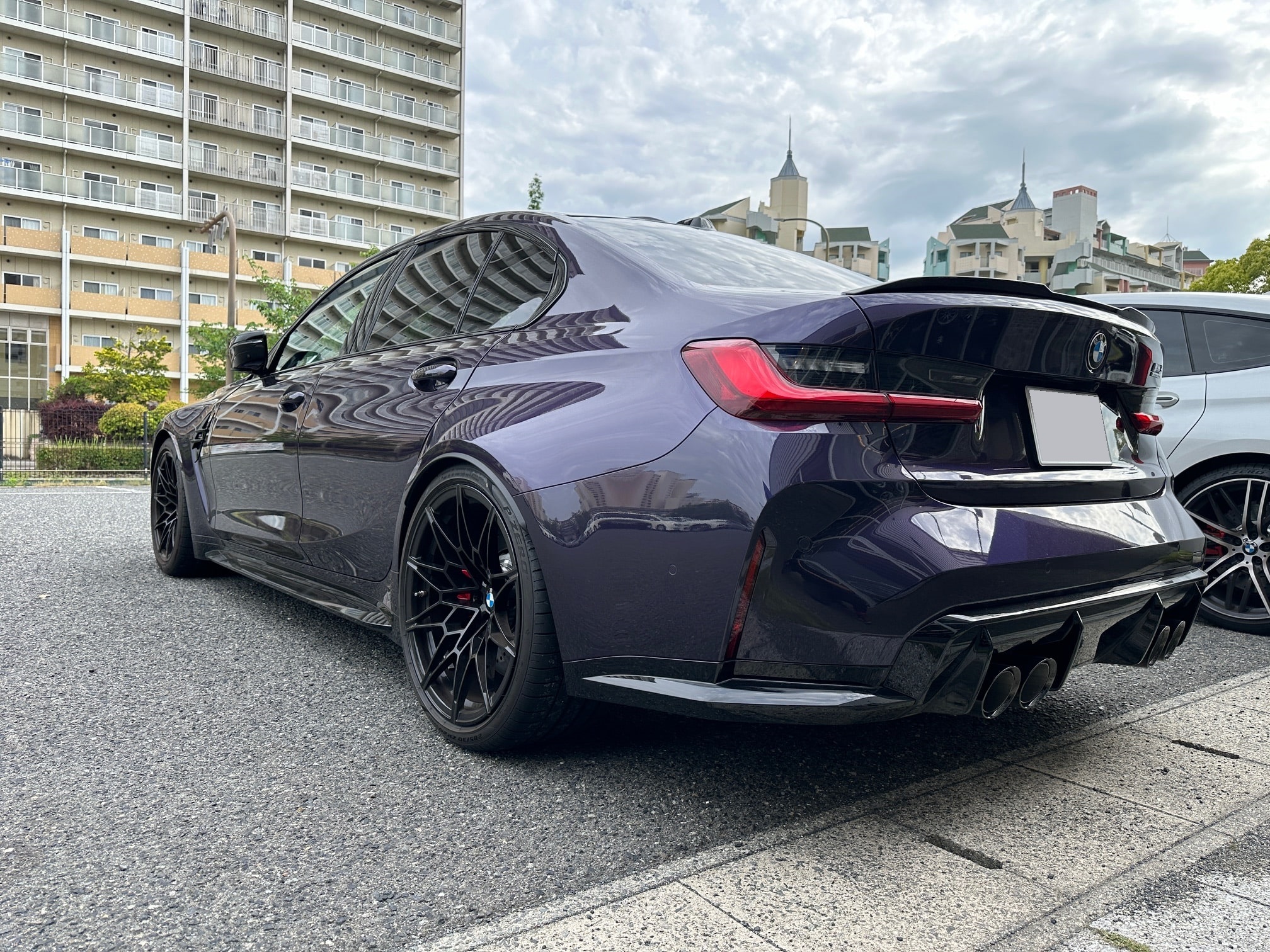 KW HAS スプリングキットを素敵なボディカラーのBMW G80 M3へ装着頂きました(^_^) | Studie[スタディ]