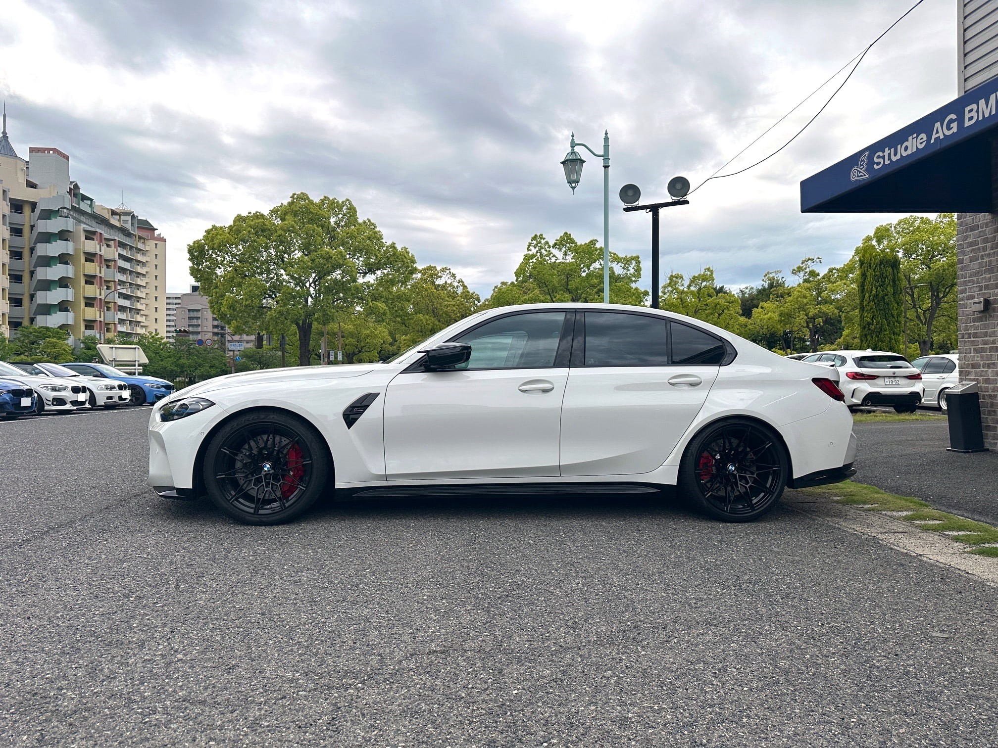 BMW G80 M3 CompetitionへM PERFORMANCEサスペンションキットを装着いただきました(^_^) | Studie[スタディ]