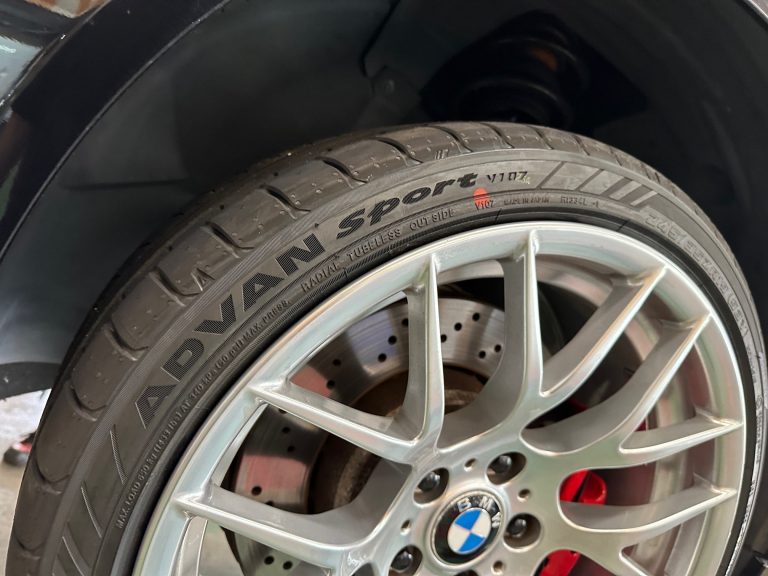 横浜ゴムADVAN Sport フラッグシップモデルV107をE92 M3へ装着頂ました(^_^)v | Studie[スタディ]
